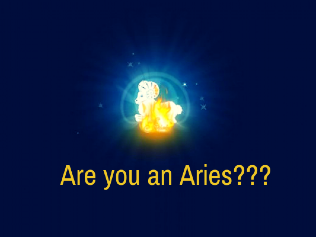 Aries Star Sign Personality