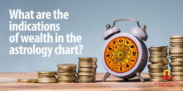 Wealth Astrology - Indications of wealth in birth chart