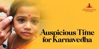 Auspicious Time for KarnaVedha 2025 (Ear piercing)- Clickastro